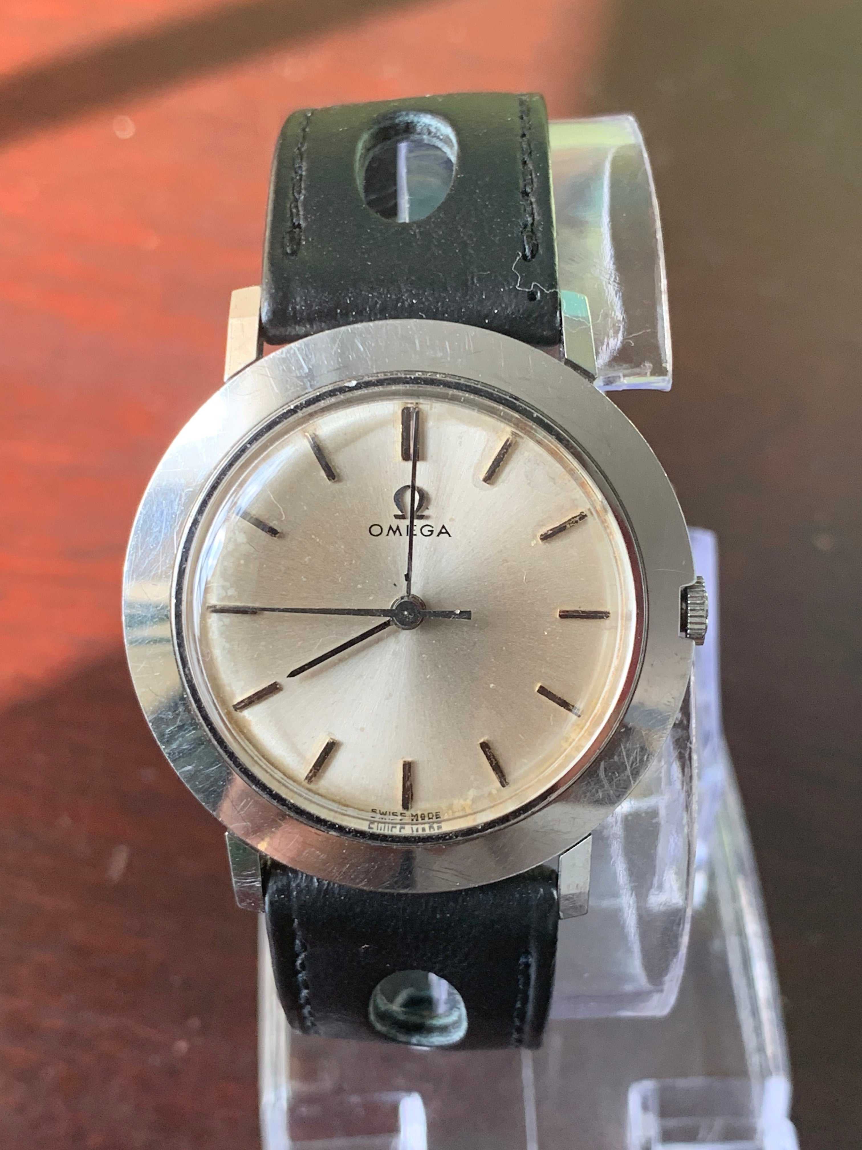 Omega DISCO VOLANTE Ca. 1961 Rare Serviced UnPolished – Windsor Jewels