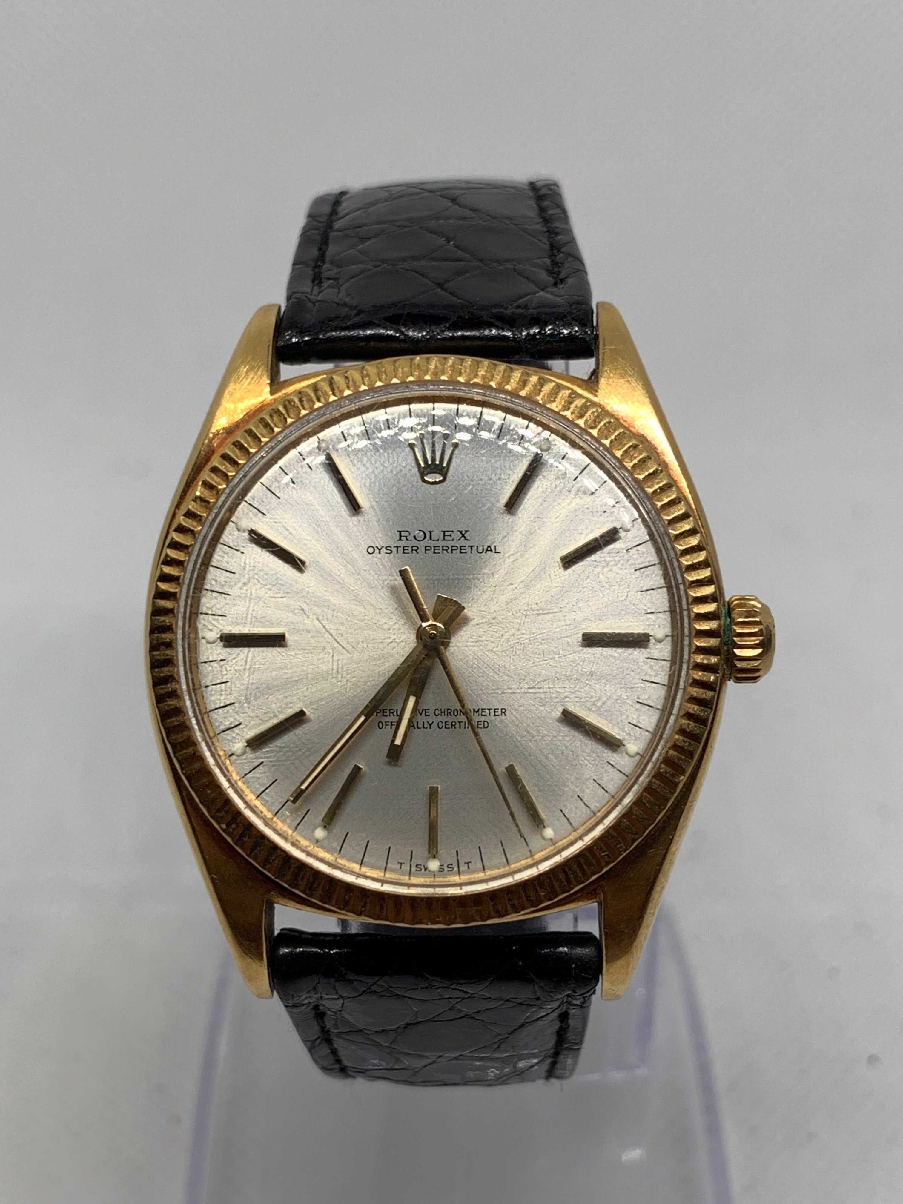 Rolex Oyster Perpetual 36 Ref 1013 18K Solid Gold Ca. 1959 – Windsor Jewels