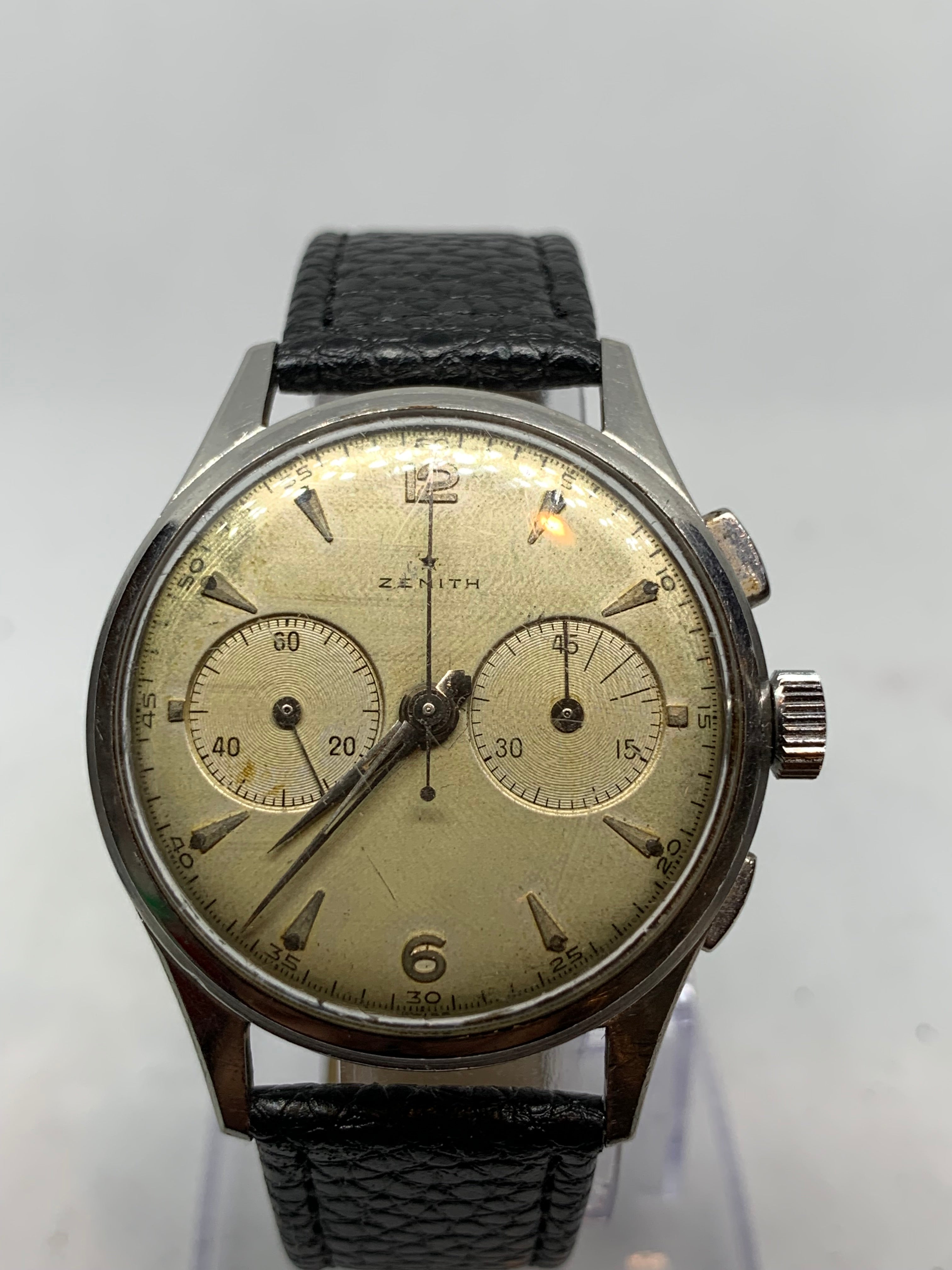 Zenith VINTAGE CHRONOGRAPH 36MM MANUAL WIND CAL EXCELSIOR PARK ...